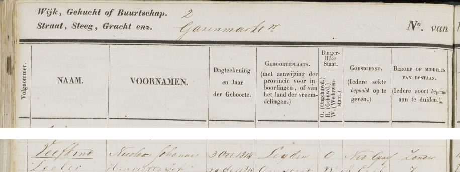 Birth and Death of Nicolaas Johannes Veefkind